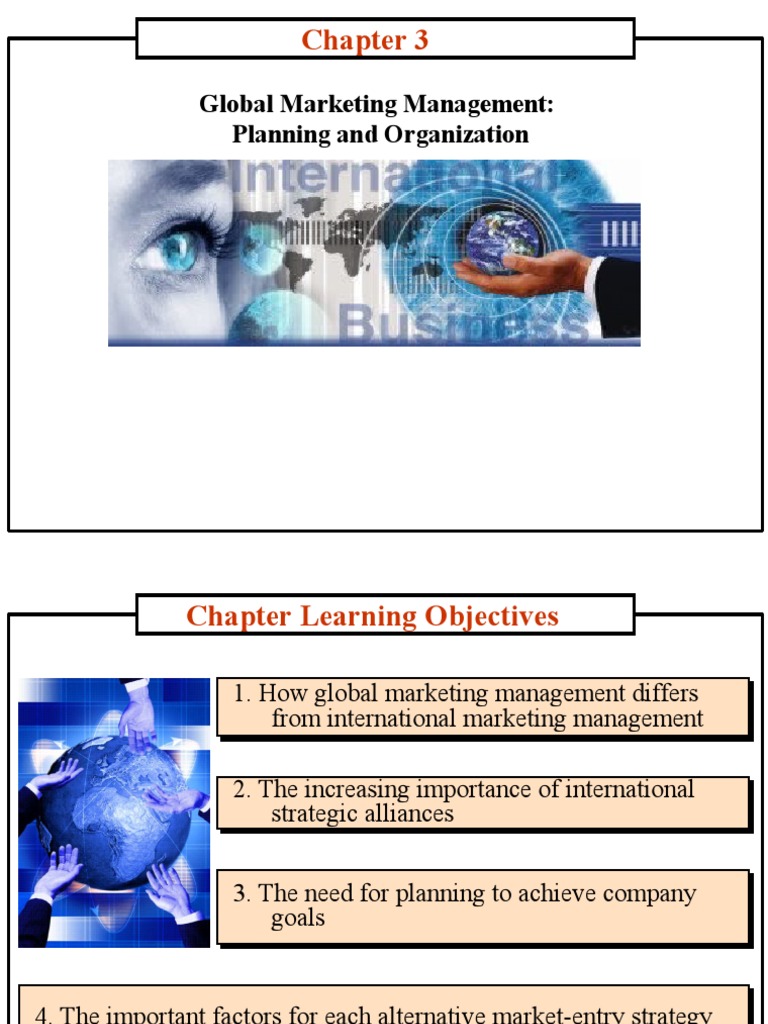 Global Marketing Management Overview | PDF | Franchising | License