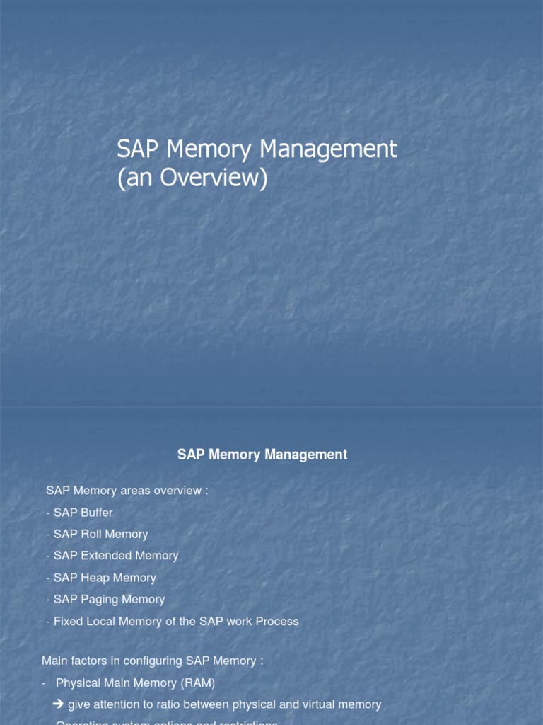 Memorymanagement | PDF | Operating System | Computer Data Storage