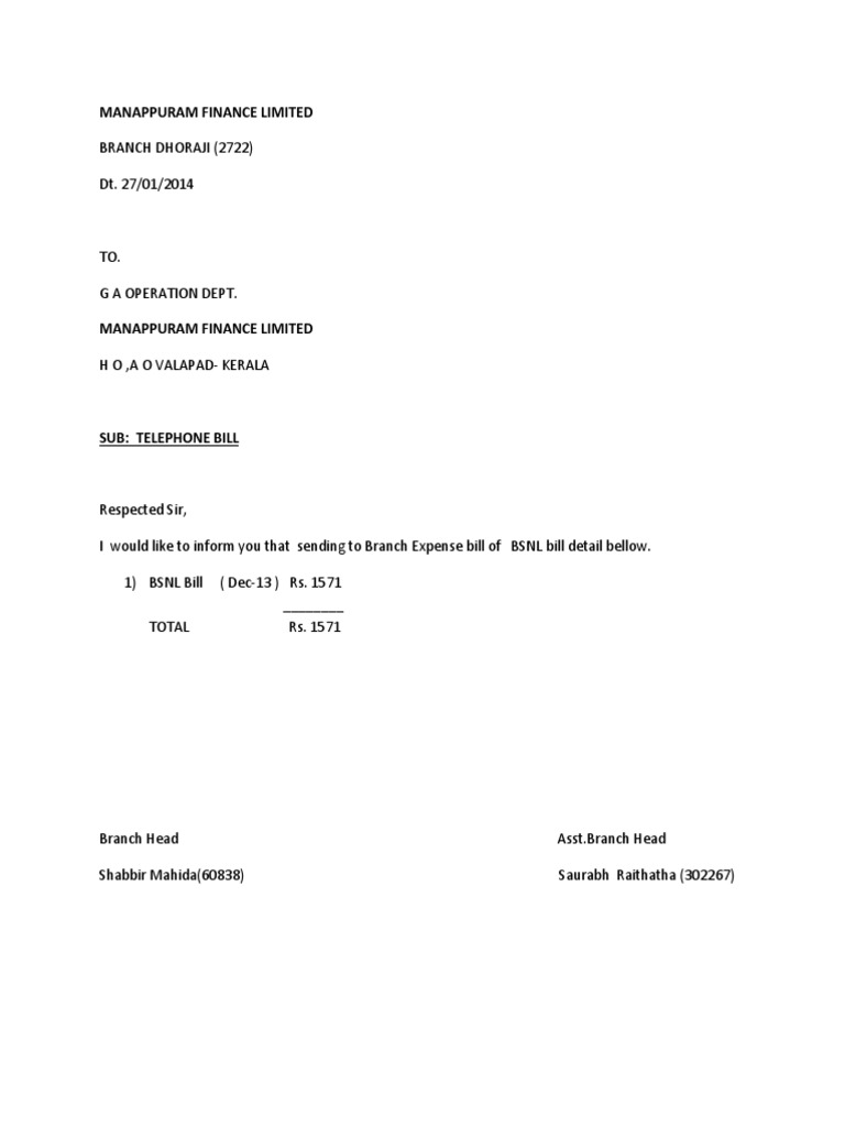 Courier Letter | PDF