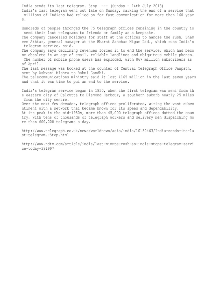 Telegram - Indian Telegram | PDF
