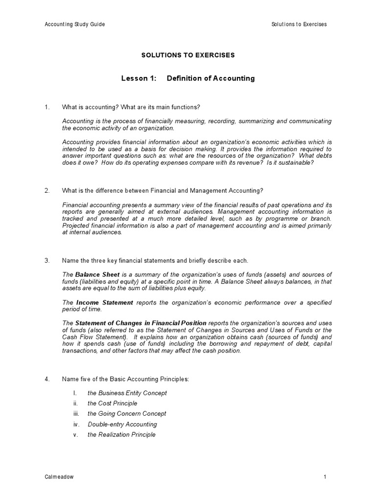Accounting Basics for Students | PDF | Debits And Credits | Balance Sheet