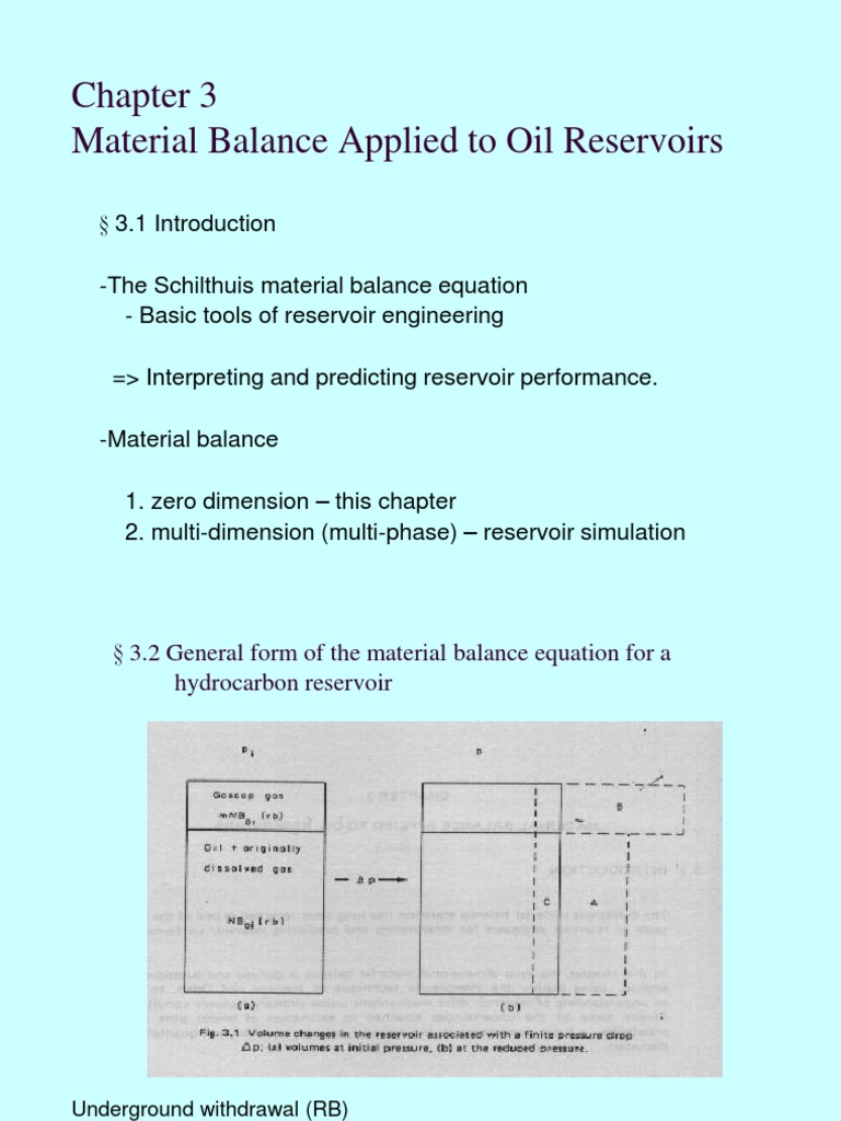 Material Balance Analysis | PDF | Petroleum Reservoir | Applied And ...