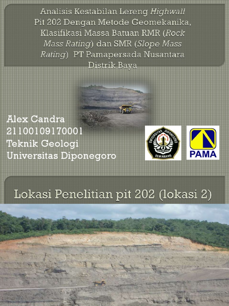 Analisis Kestabilan Lereng Highwall | PDF