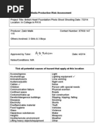 Painting and Decorating | Paint | Risk Assessment