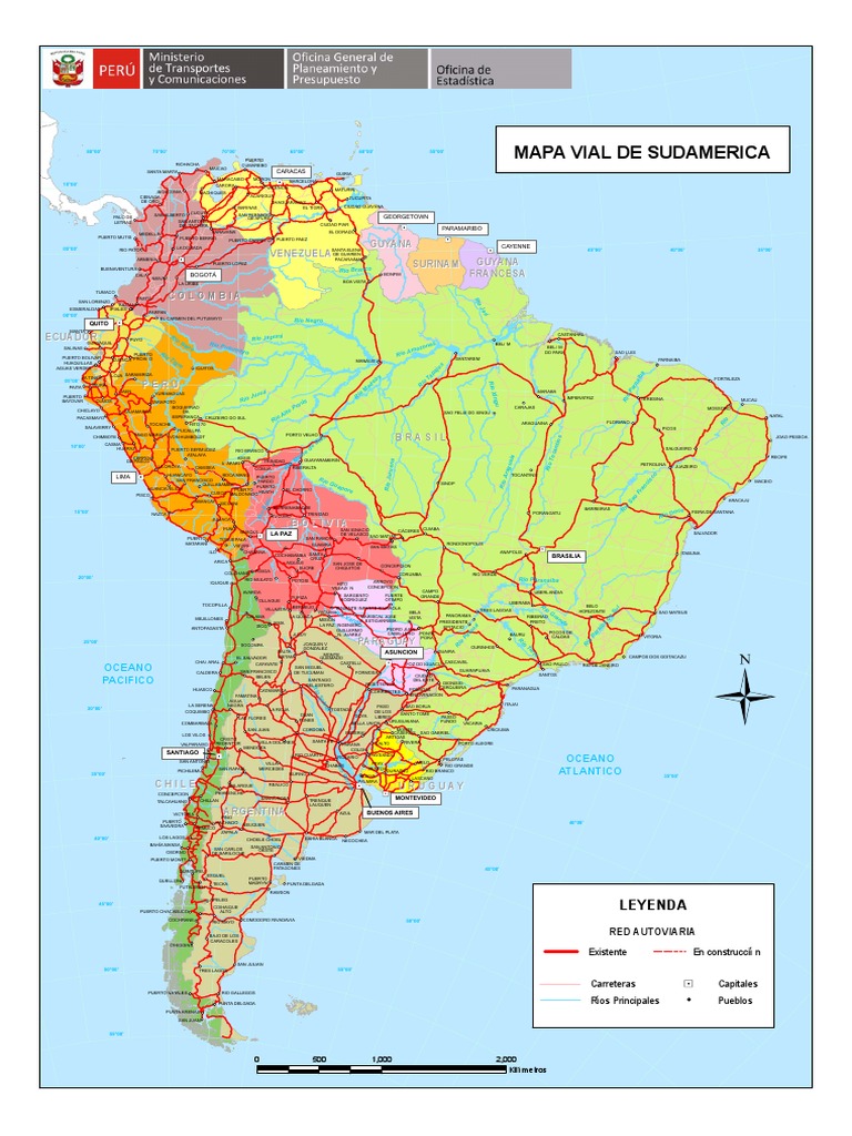 Mapa De Carreteras De Los Estados Del Sur Para Imprimir Red Nacional