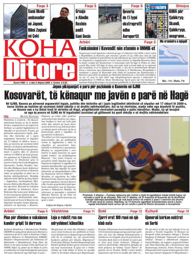 Koha Ditore 06.12.2009 | PDF