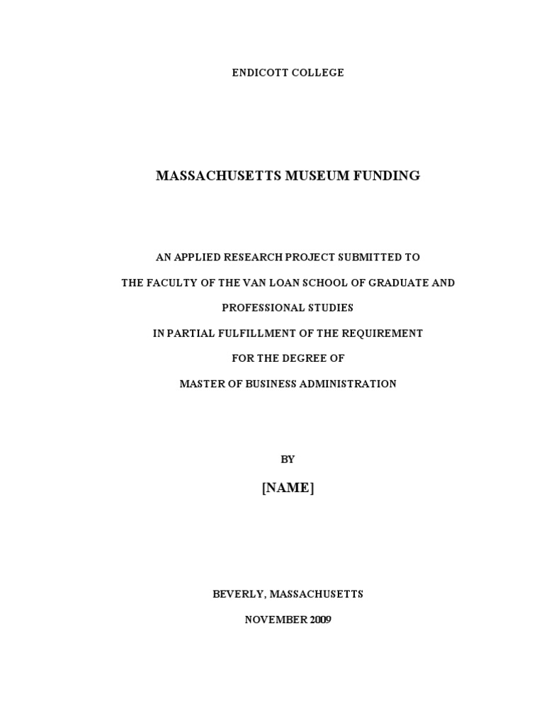 Mba Thesis | PDF