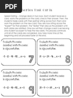 Solving Basic Trigonometric Equations Task Cards | PDF