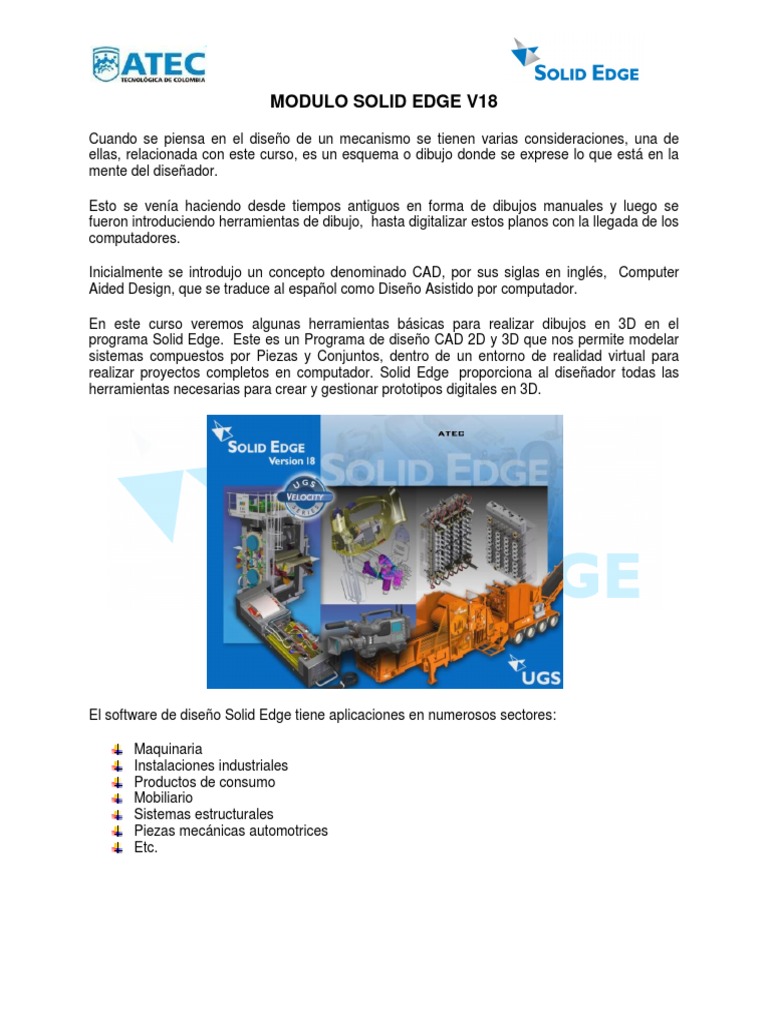 Modulo Solid Edge | PDF | Engranaje | Diseño