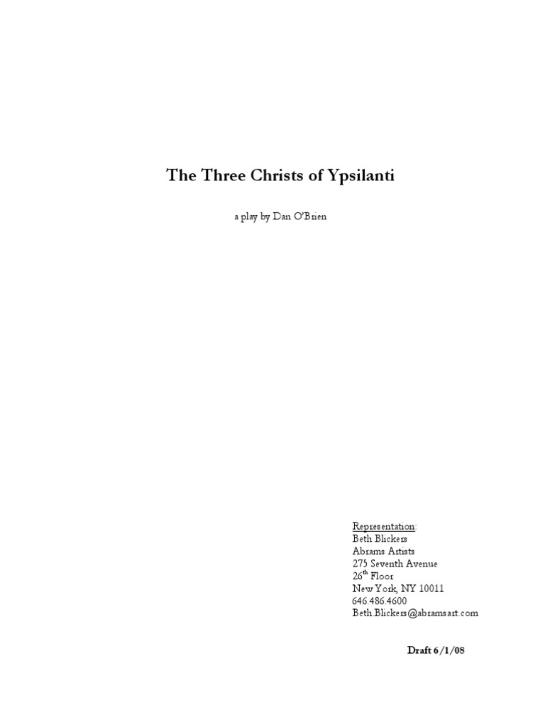 Excerpt The Three Christs of Ypsilanti | PDF | Jesus | Religion And Belief