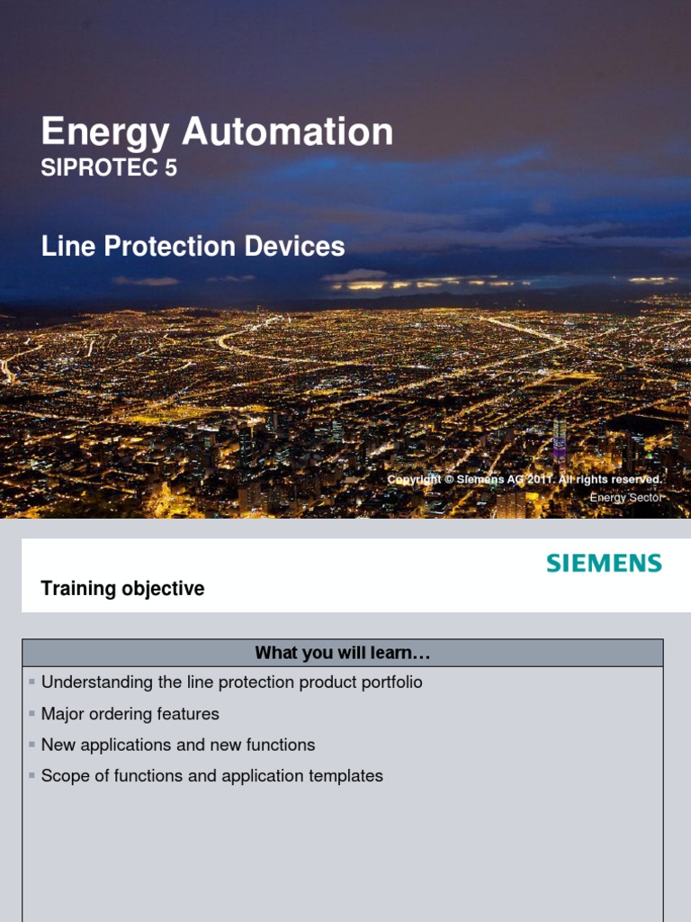 SIPROTEC 5 - Line Protection Devices - V1.0 - en-US | PDF | Automation ...
