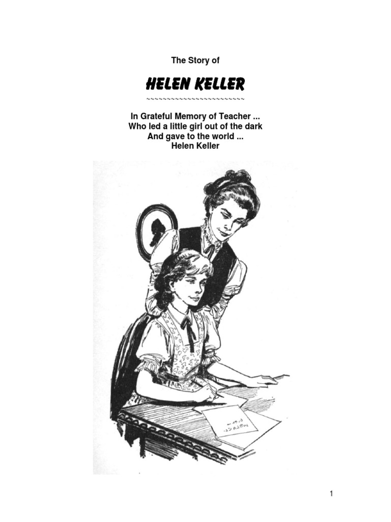 Helen Keller | PDF | Helen Keller