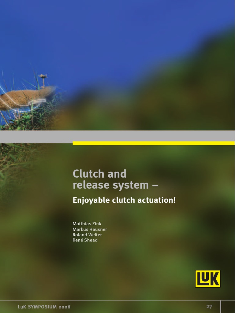 02 Clutch and Release System | PDF | Clutch | Transmission (Mechanics)