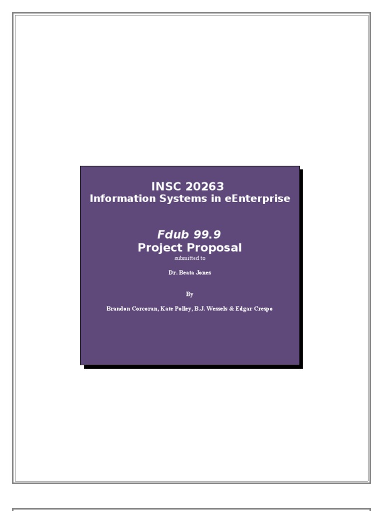 BIS Project Template-FINAL | PDF | Websites | Web Page
