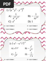 Trigonometric Equations Task Cards | PDF