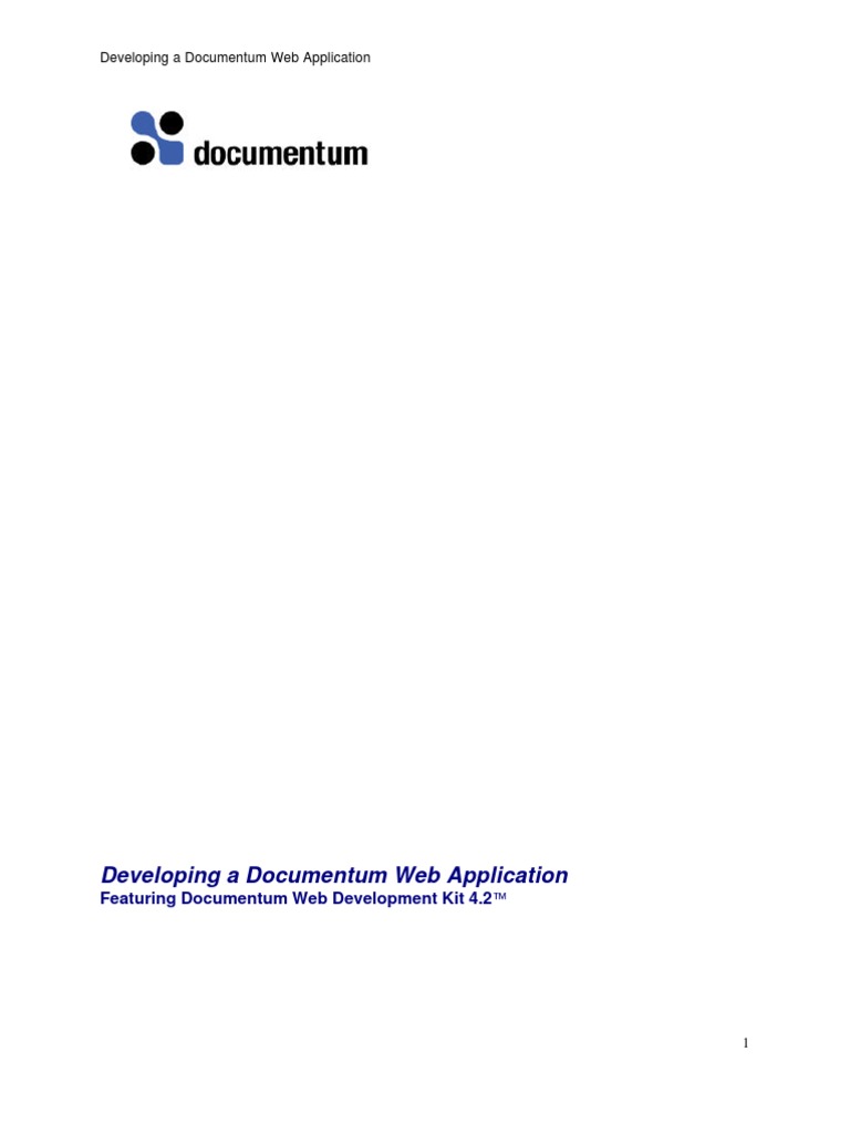 Developing A Documentum Web Application | PDF | Java Server Pages ...