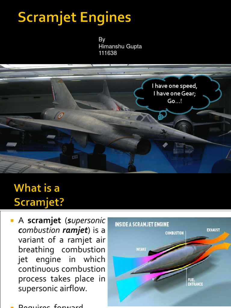 My Scramjet | PDF | Jet Engine | Rotating Machines