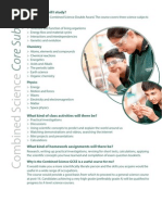 GCSE Combined Science Topic List | PDF | Biology | Chemical Reactions