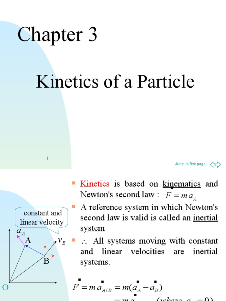 Kinetics of A Particle | PDF | Collision | Classical Mechanics