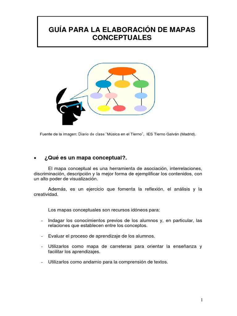 Guia para Hacer Mapas Conceptuales PDF | PDF | Epistemología | Aprendizaje