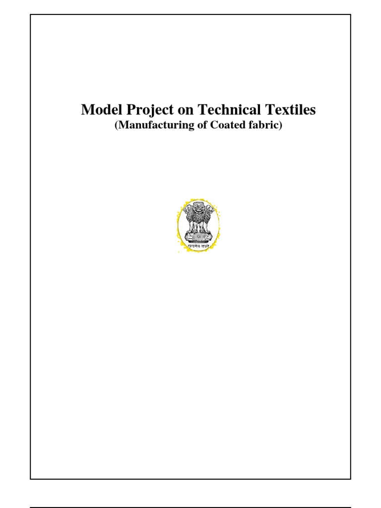 Project Technical Textiles | PDF | Textiles | Polyvinyl Chloride