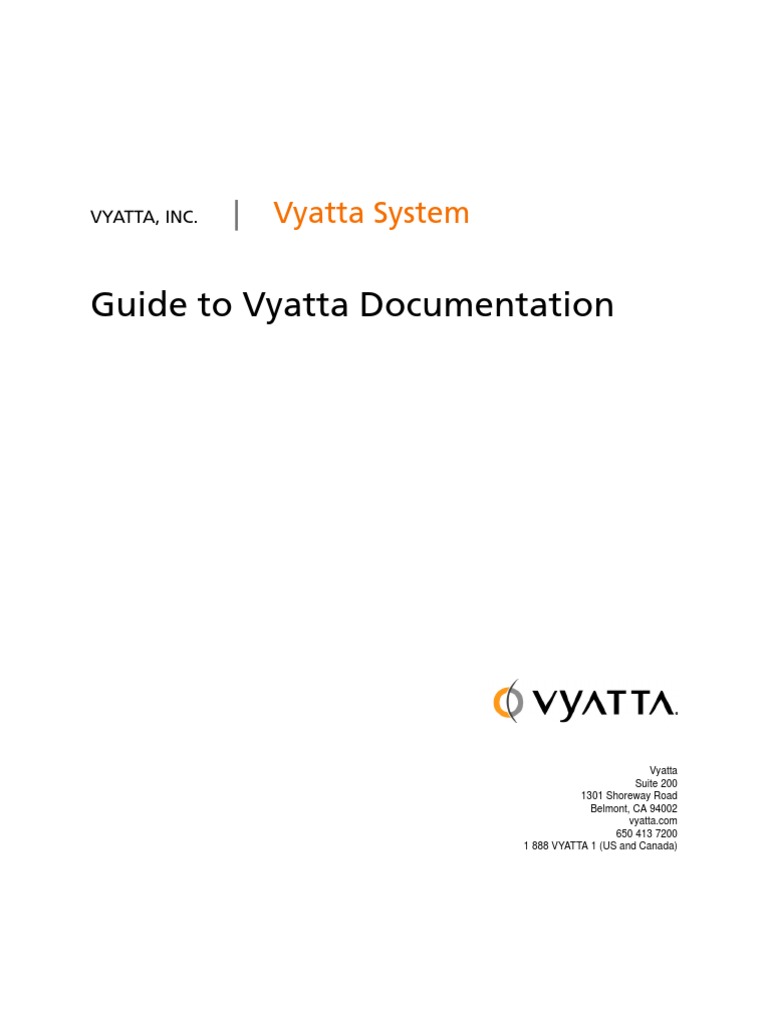 Vyatta GuideToDocumentation VC5 v01 | PDF | Virtual Private Network ...
