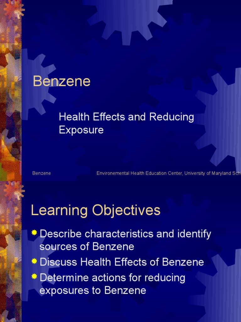 Health Effects and Reducing Exposure | PDF | Benzene | Medical Specialties