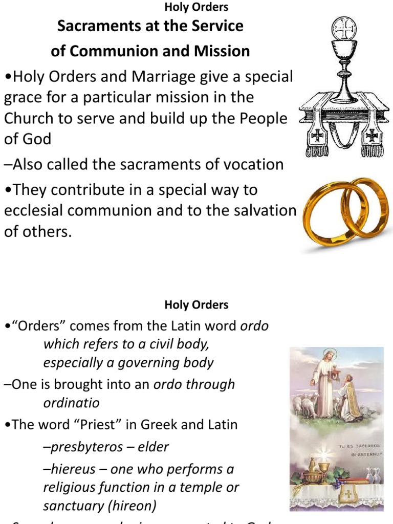 Holy Orders | PDF | Deacon | Priest