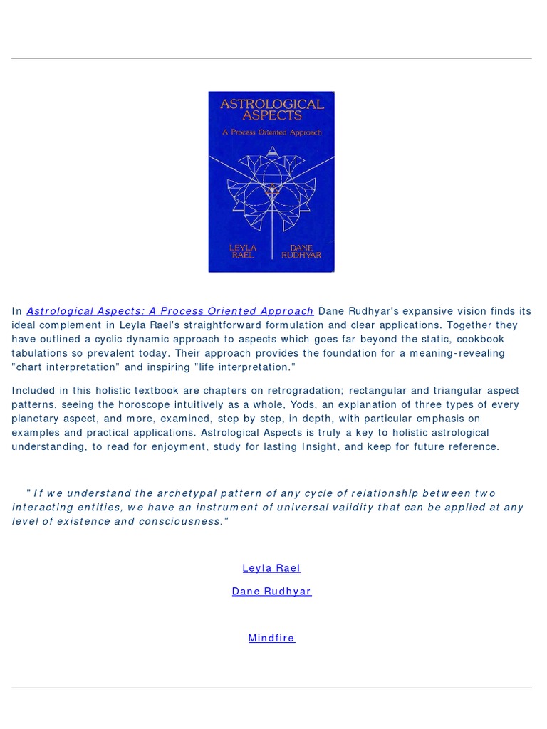 Astrological Aspects | PDF | Astrology | Horoscope