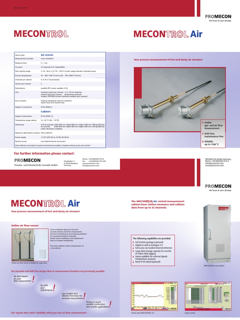 Brochure - Mecontrol Air | PDF | Science & Mathematics | Computers