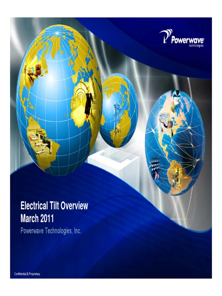 Electrical Tilt Overview March 2011 | PDF | Science & Mathematics