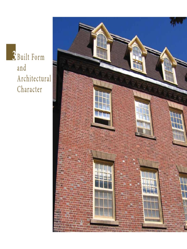 Built Form and Architectural Character | PDF | Accessibility | Roof