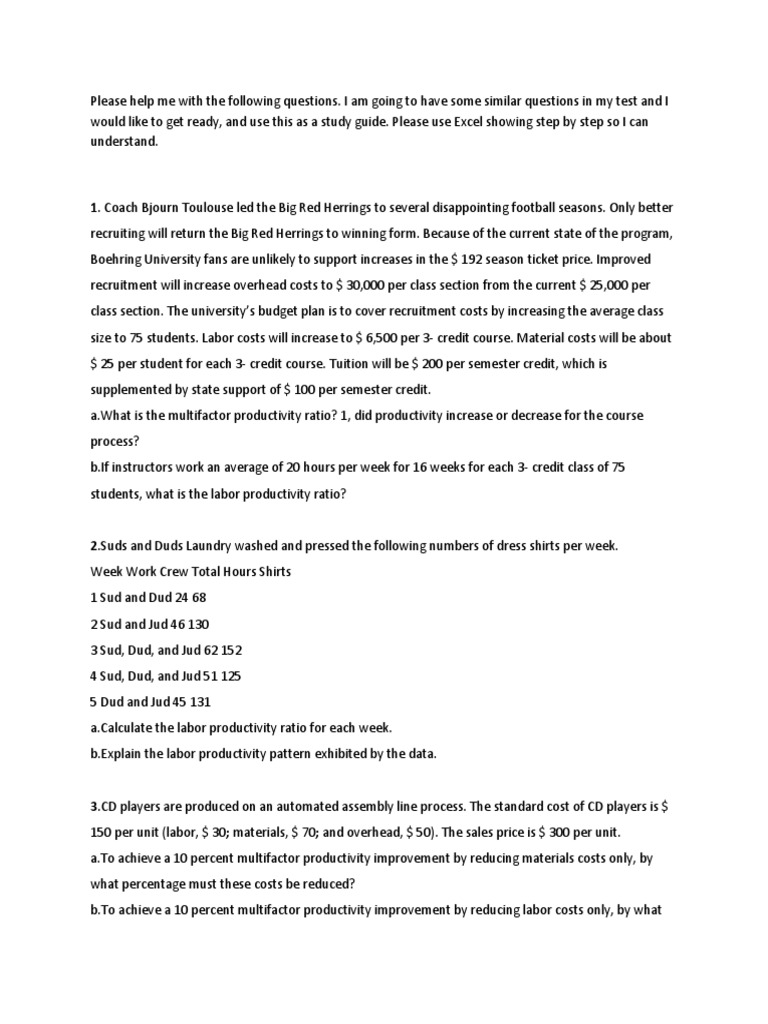 Business Analysis Questions | PDF | Dollar | Cost