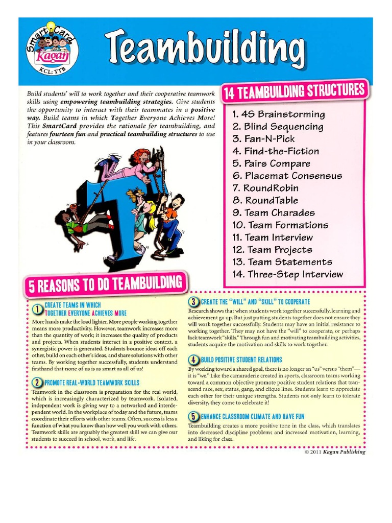 Kagan Teambuilding | PDF
