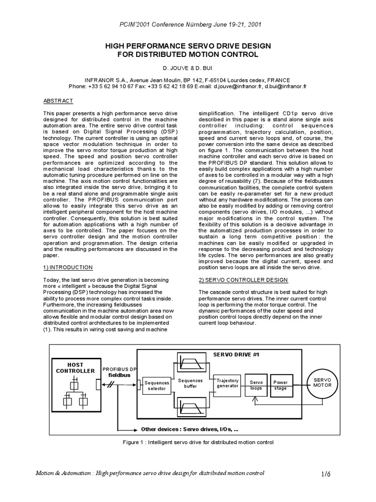 Distributed Motion Control | PDF | Programmable Logic Controller | Servomechanism