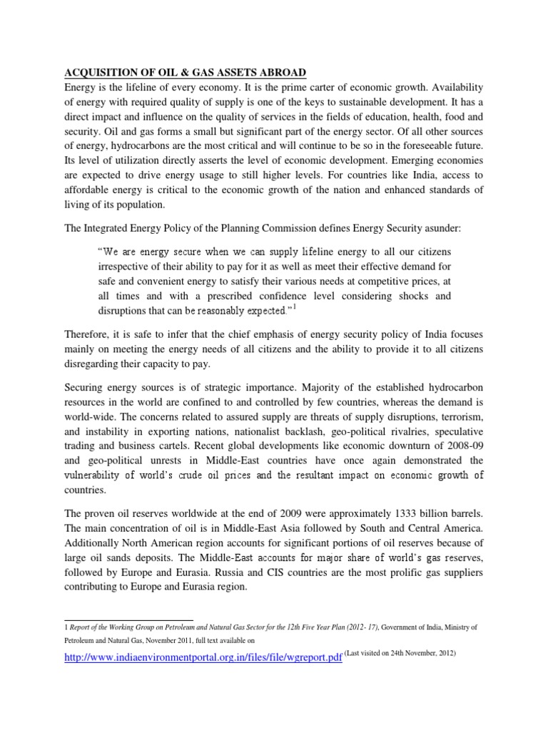 Acquisition of Oil | PDF | Mergers And Acquisitions | Air Pollution