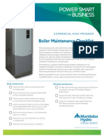 Chiller Maintenance Checklist | PDF | Electromechanical Engineering ...