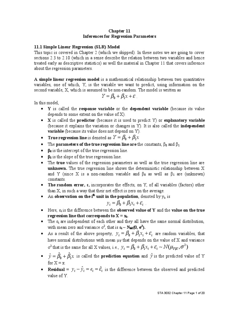 Regression Analysis | PDF | Linear Regression | Errors And Residuals