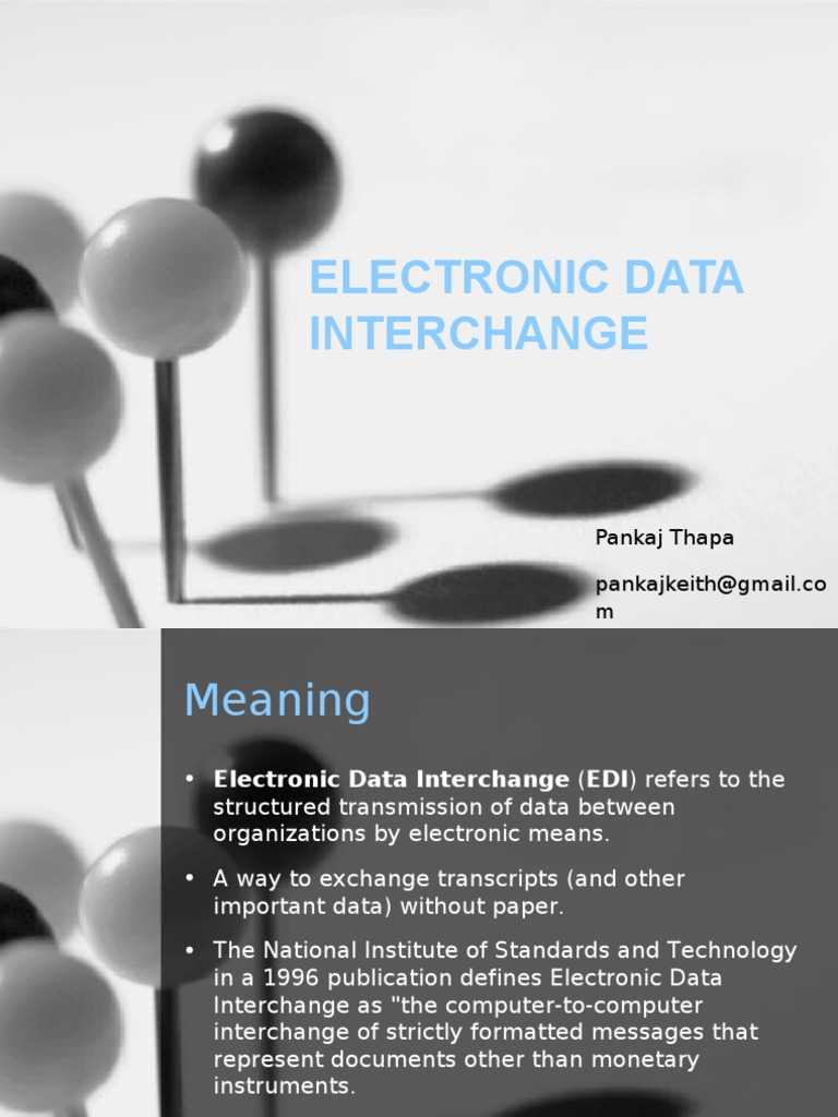 Understanding Electronic Data Interchange | PDF | Electronic Data ...
