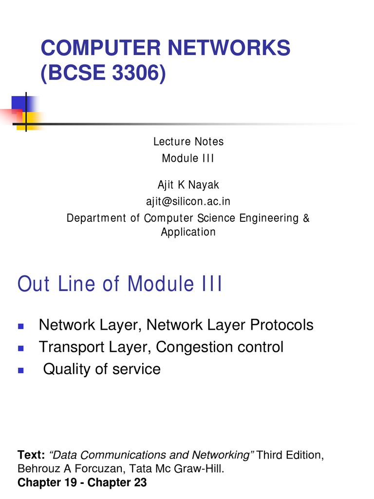 Computer Network Module 3 | Download Free PDF | Ip Address | Router (Computing)