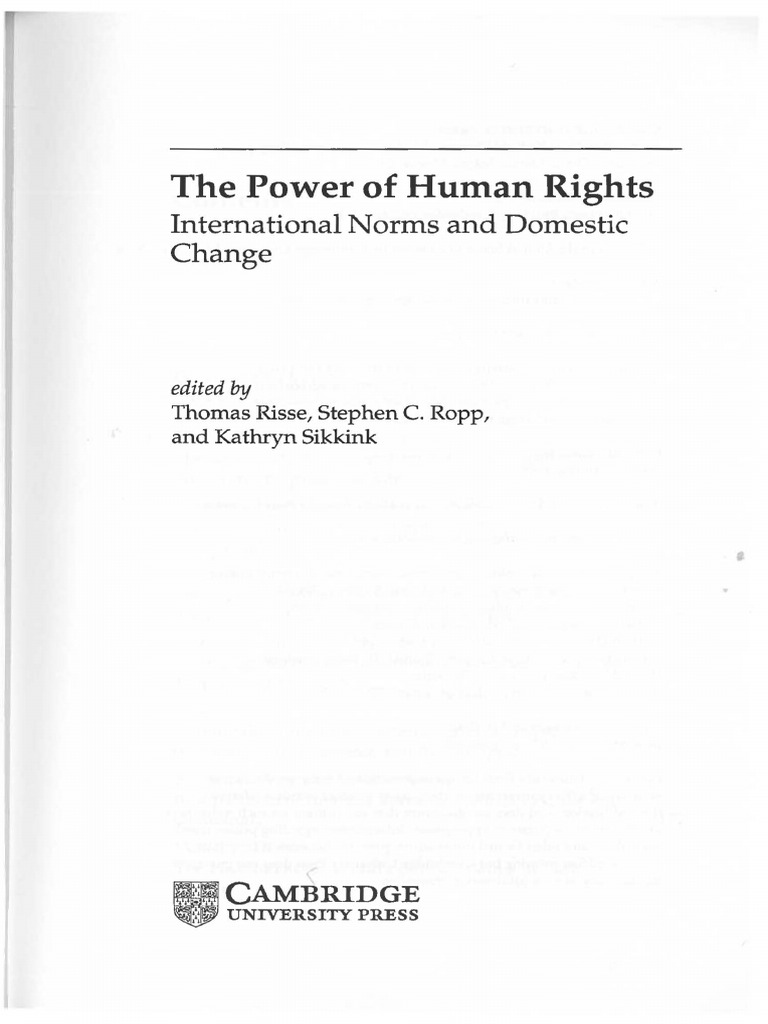 The Power of Human Rights | PDF | Socialization | Human Rights