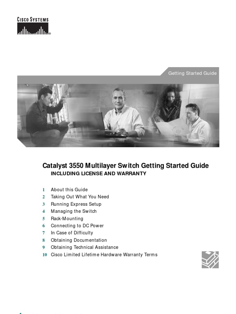 Catalyst 3550 Multi Layer Switch Getting Started Guide | PDF | Command Line Interface | Ip Address