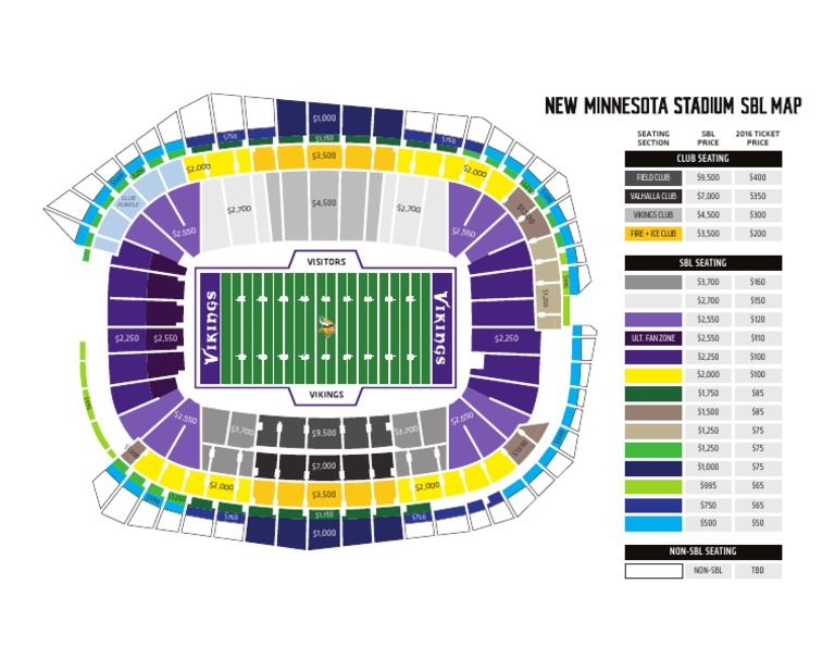SBL Map With Ticket Prices | PDF | Sports & Recreation | Cooking, Food ...