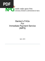IMPS Process Flow | PDF | Payments | Financial Transaction