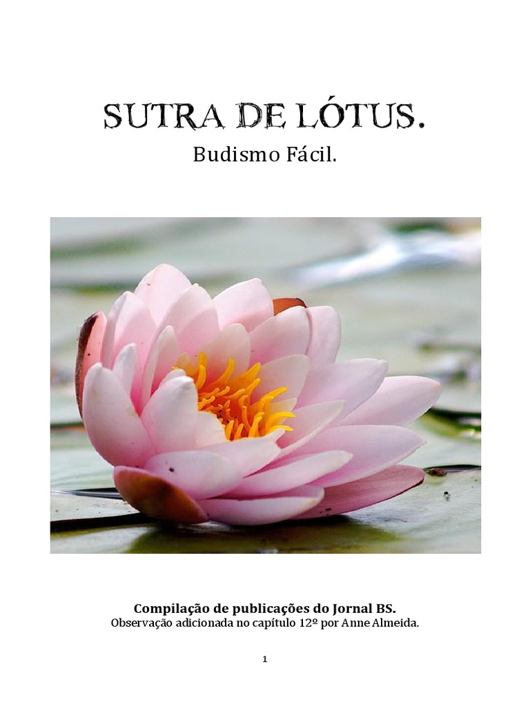 Sutra de Lótus - BS | PDF | Gautama Buddha | Nitiren