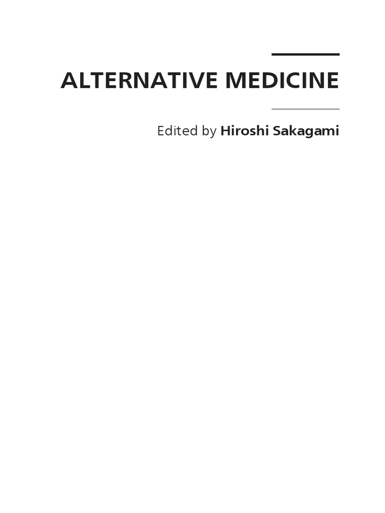 Alternative Medicine | PDF | Traditional Chinese Medicine | Cancer