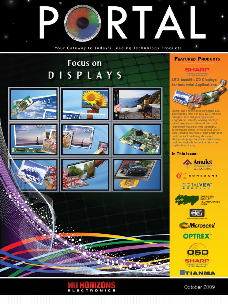 Nu Horizons Electronics - Portal October 2009 | PDF | Backlight | Power ...