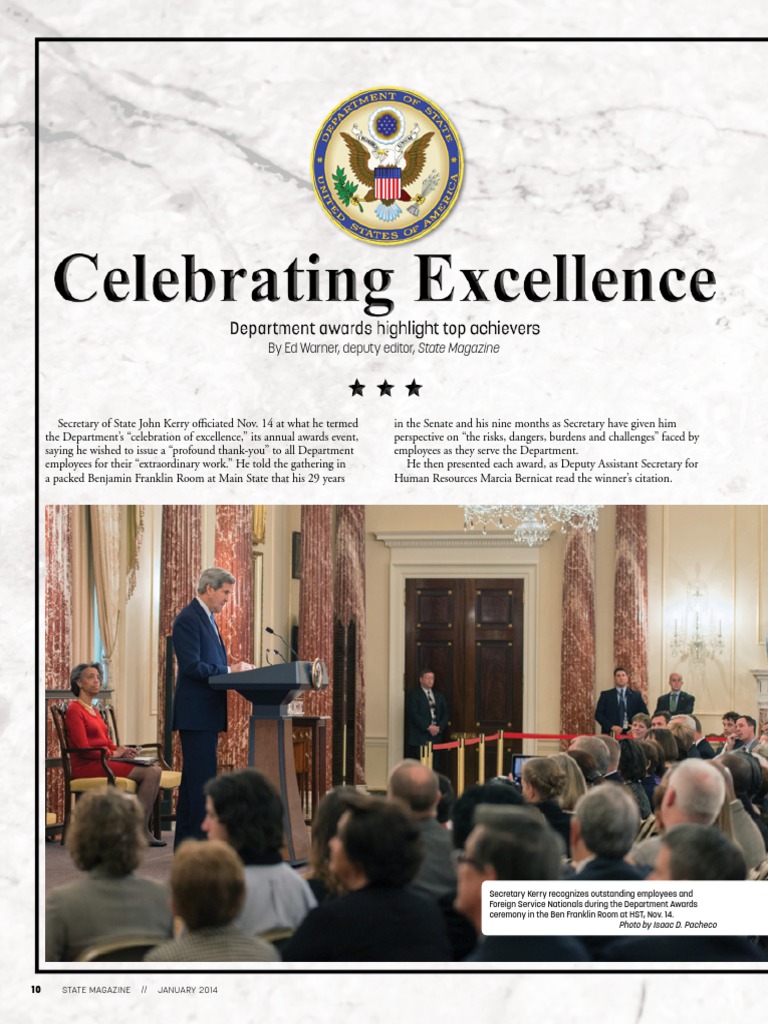 State Department Annual Awards 2013 | PDF | United States Foreign ...