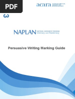 NAPLAN Narrative Marking Guide | PDF | Language Mechanics | Grammar