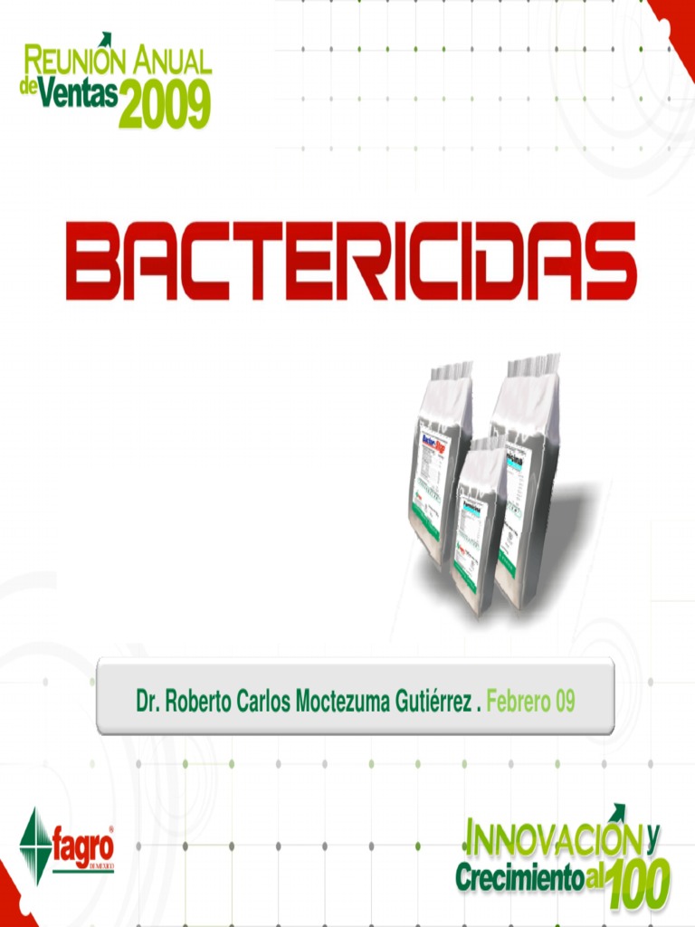 Uso de Bactericidas 2 | PDF | Las bacterias | Antibióticos